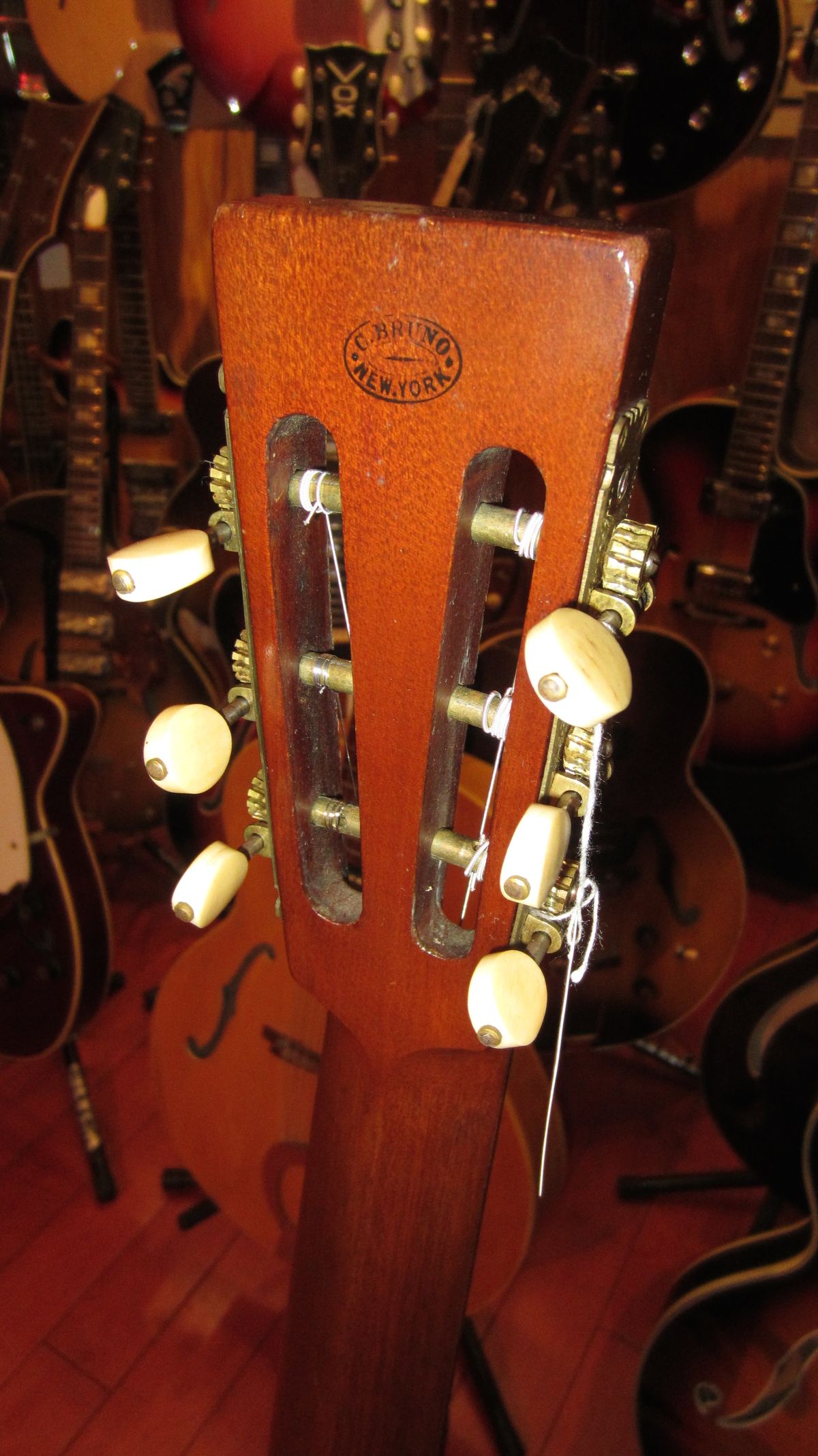 1908 C. Bruno & Sons Parlor Guitar Natural > Guitars Acoustic ...