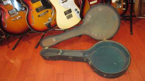 1930 Supertone Tenor Banjo Case Black > Cases | Rivington Guitars