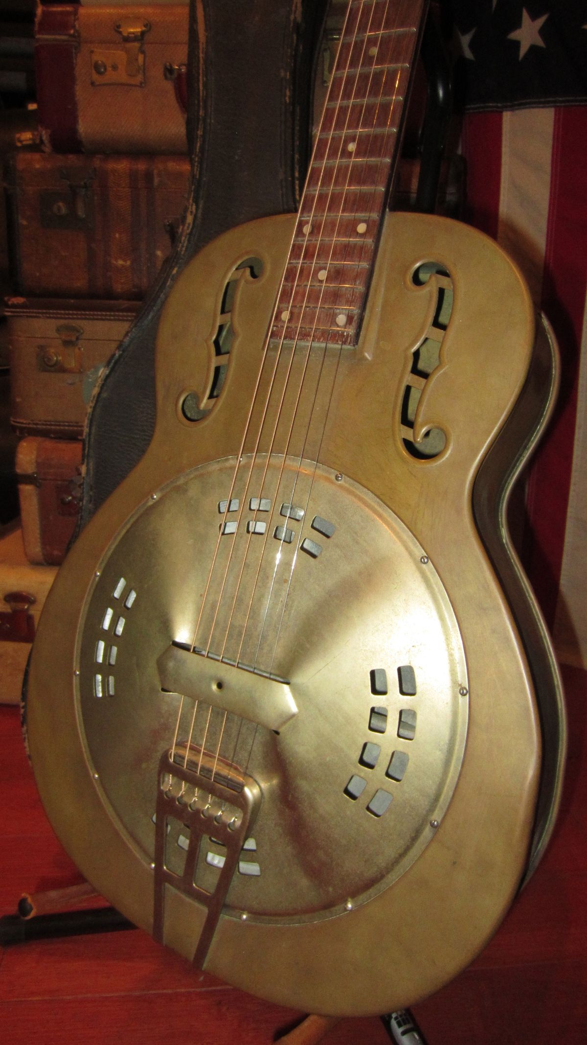 1935 Dobro Old Kraftsman Model M35 Nickel > Guitars Resonator ...