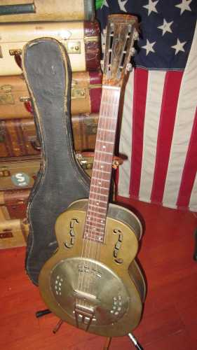 1935 Dobro Old Kraftsman Model M35 Nickel > Guitars Resonator ...