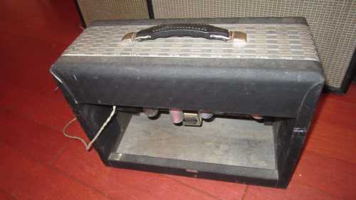 1964 National Model 1210 Small Combo Amp Two Tone Grey > Amps & Preamps ...
