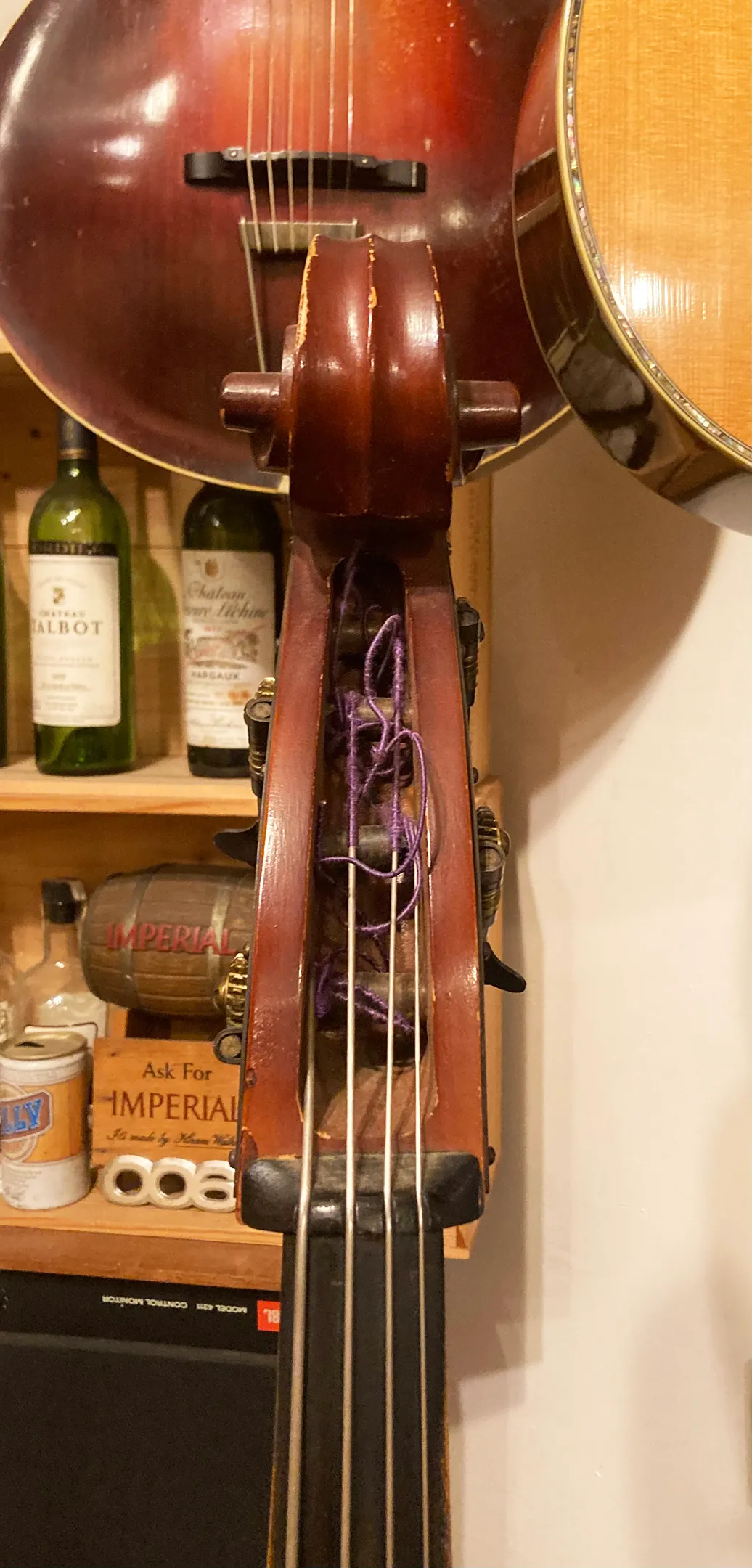 1951 Kay C-1 Model Double Bass Viol Natural > Band & Orchestra ...