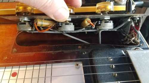 1955 Gibson Console Grande sunburst > Guitars Lap, Pedal & Table ...