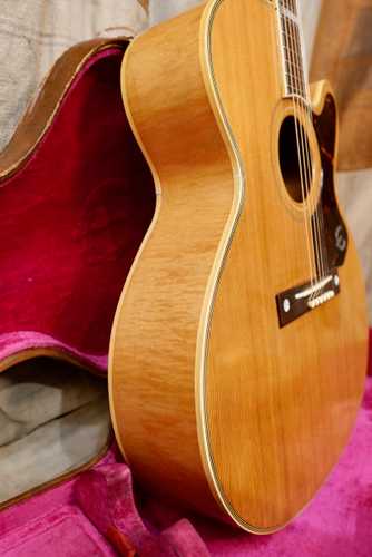 1956 Epiphone FT-210 Deluxe Cutaway Natural > Guitars Acoustic ...