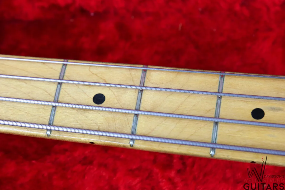 1956 Fender Precision Bass Fullerton Red > Guitars Bass | Well Strung ...