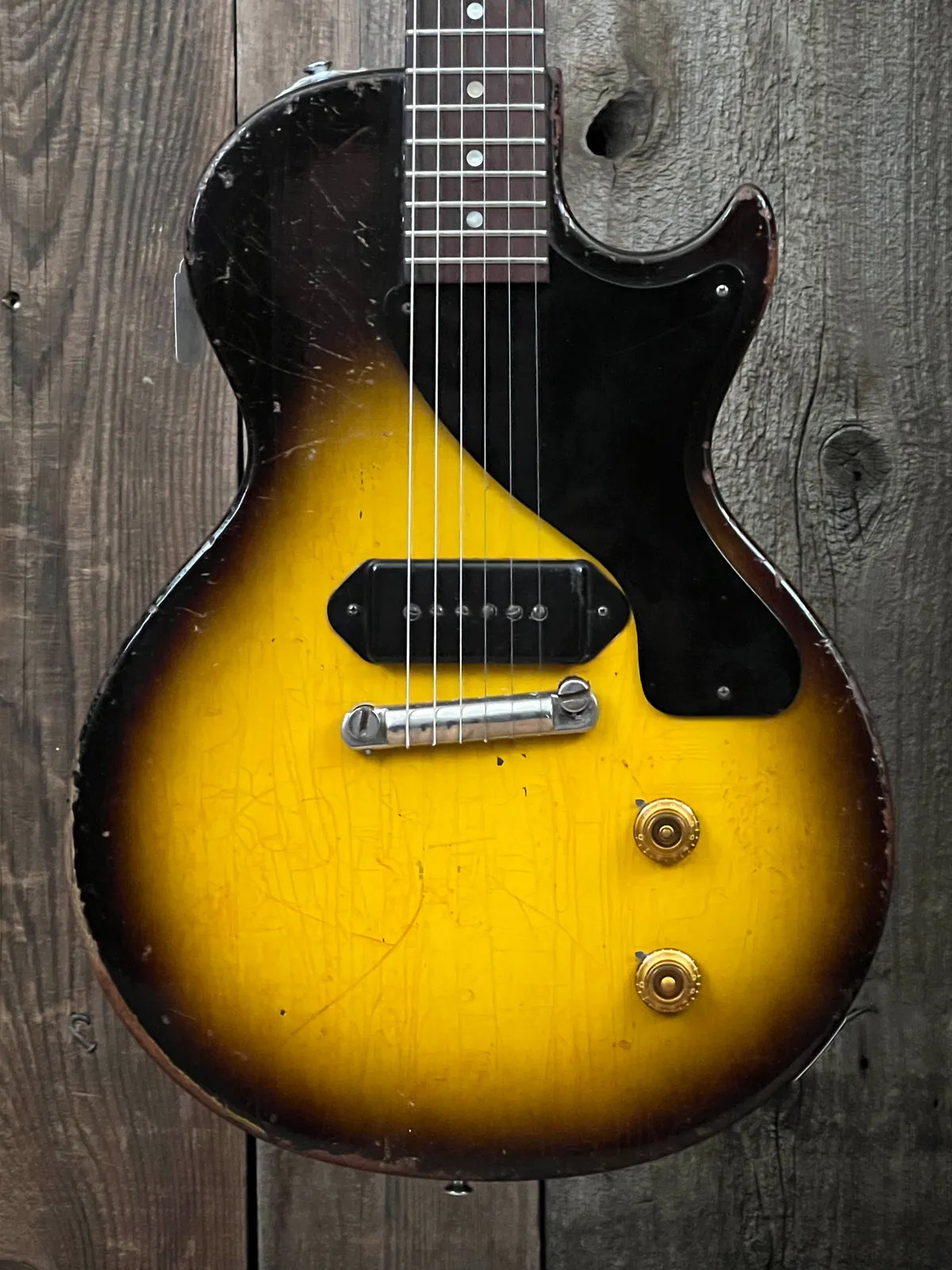 1956 Gibson Les Paul Jr. Tobacco Sunburst > Guitars Electric Solid Body ...