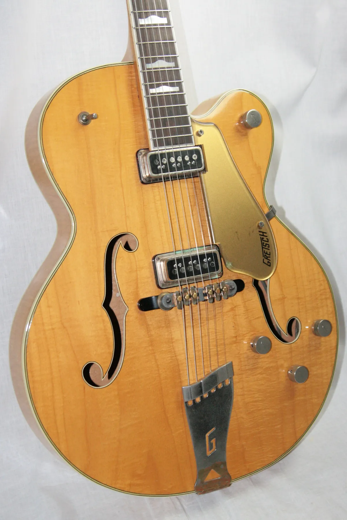 1956 Gretsch 6193 Country Club RARE NATURAL > Guitars Electric Semi ...