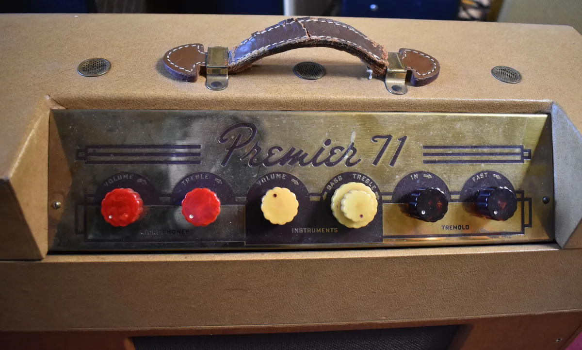 1956 Premier Model 71 Brown/Tan > Amps & Preamps | Imperial Vintage Guitars