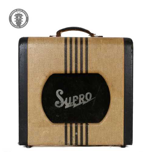 1957 Supro Chicago 51 Amp Striped Tweed/Brown Tolex > Amps & Preamps ...
