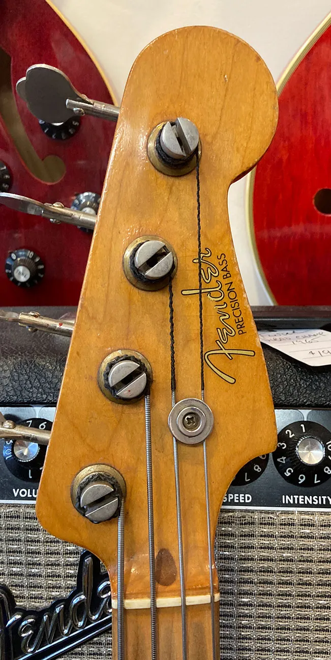 1958 FENDER Precision Bass Natural Refin > Guitars Bass | Lark Street Music