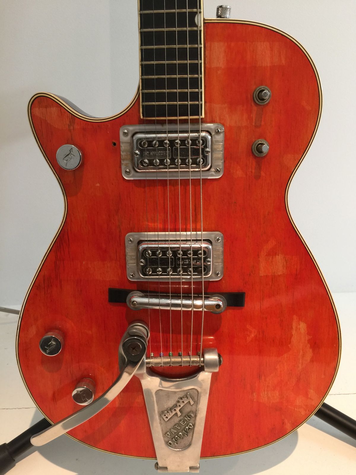 1958 Gretsch LEFTY Duo-Jet 6128 Orange > Guitars Electric Solid Body ...