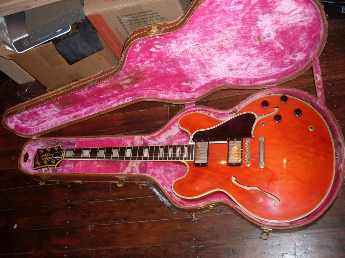 1959 Gibson ES-355 Mono Red > Guitars Electric Semi-Hollow Body | OK ...