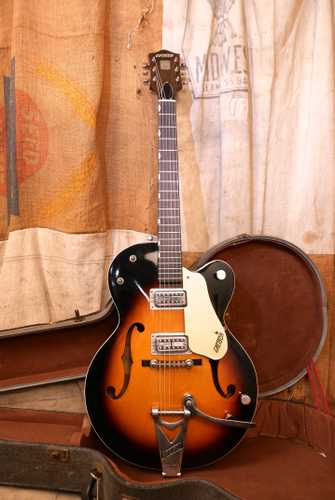 1959 Gretsch 6117 Double Anniversary Sunburst > Guitars Electric Semi ...