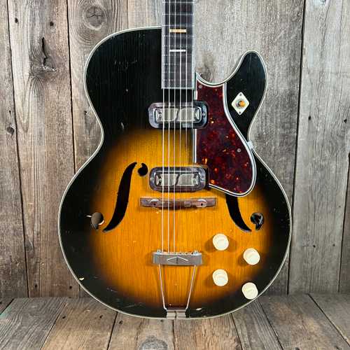 1959 Harmony Meteor H-70 Sunburst > Guitars Hollow Body | Mahar's ...