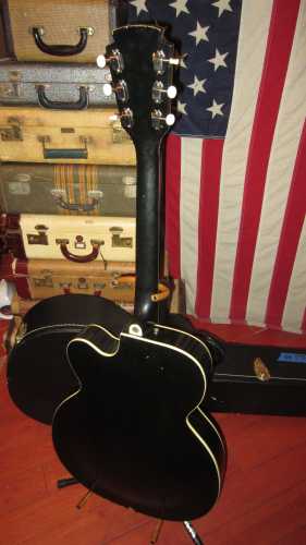 1959 Kay Upbeat Electric Archtop w Kelvinator Headstock Black > Guitars ...