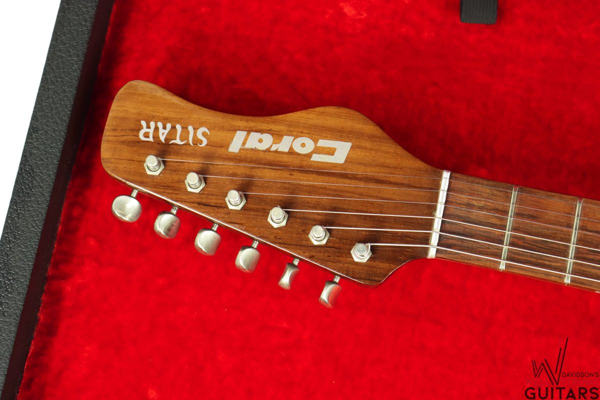 1960 Coral Electric Sitar Textured Bombay Red > Guitars Electric Solid ...