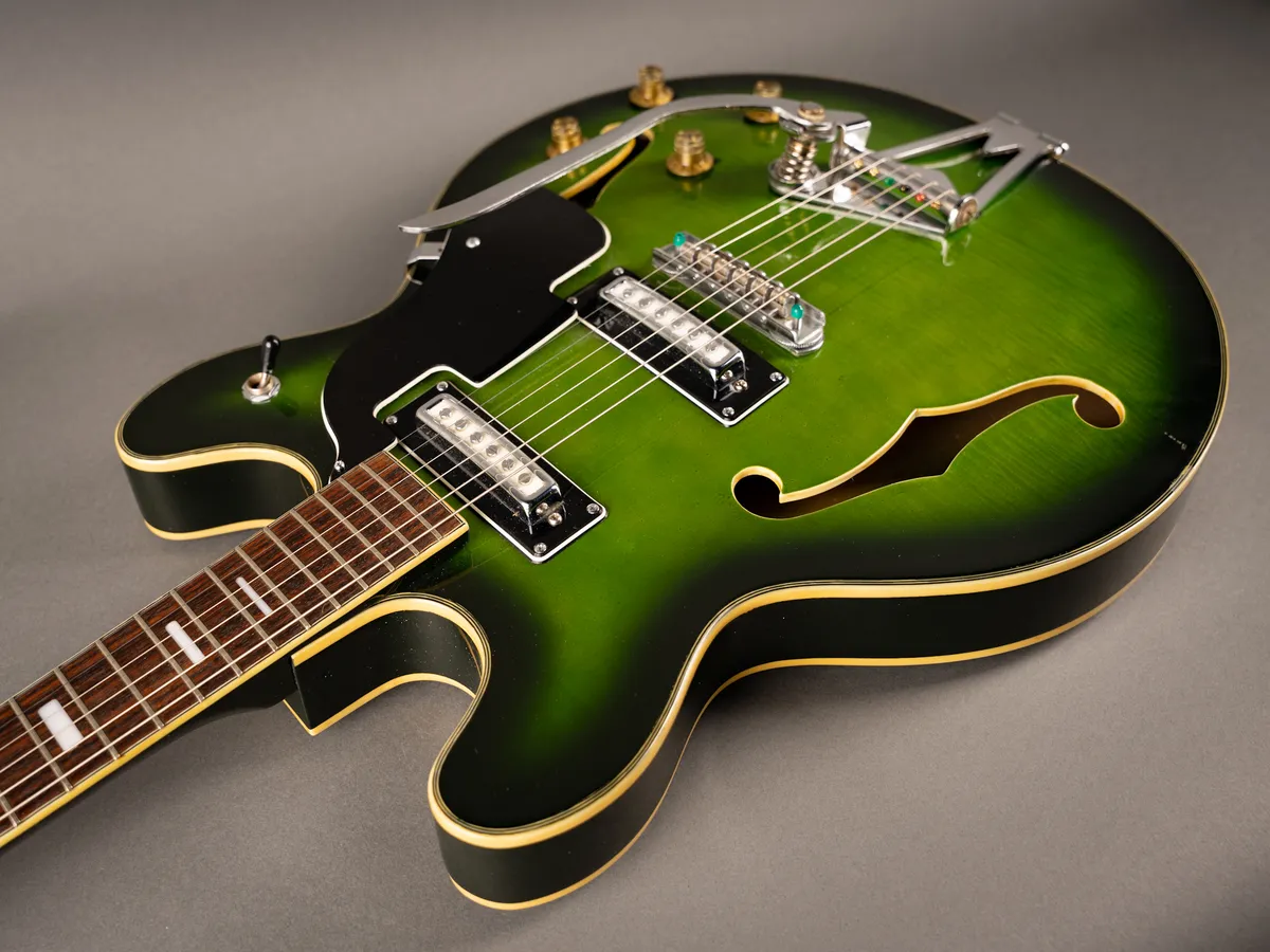 1960 Crown (Teisco) GPO Green Burst > Guitars Hollow Body | Mom and Dad ...
