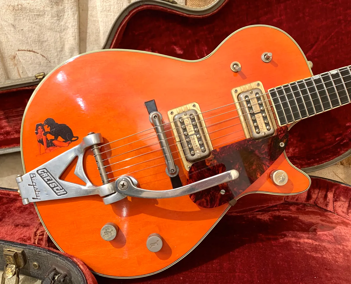 1960 Gretsch 6121 Chet Atkins Solid Body Western Orange > Guitars ...