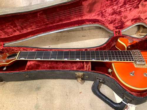 1960 Gretsch 6121 Chet Atkins Solid Body Western Orange > Guitars ...