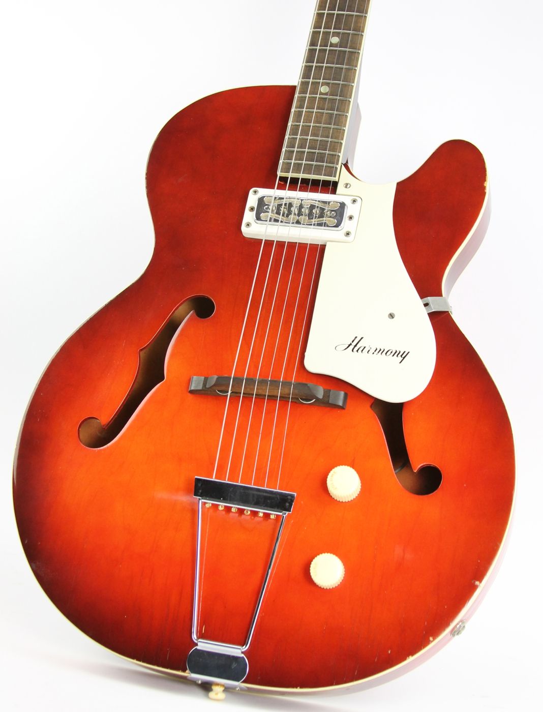 1960 Harmony Rocket Red-Burst > Guitars Electric Semi-Hollow Body ...