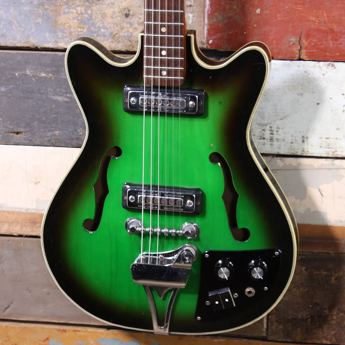 1960 Teisco EP-8T Hollowbody Greenburst > Guitars Hollow Body | Rock n ...