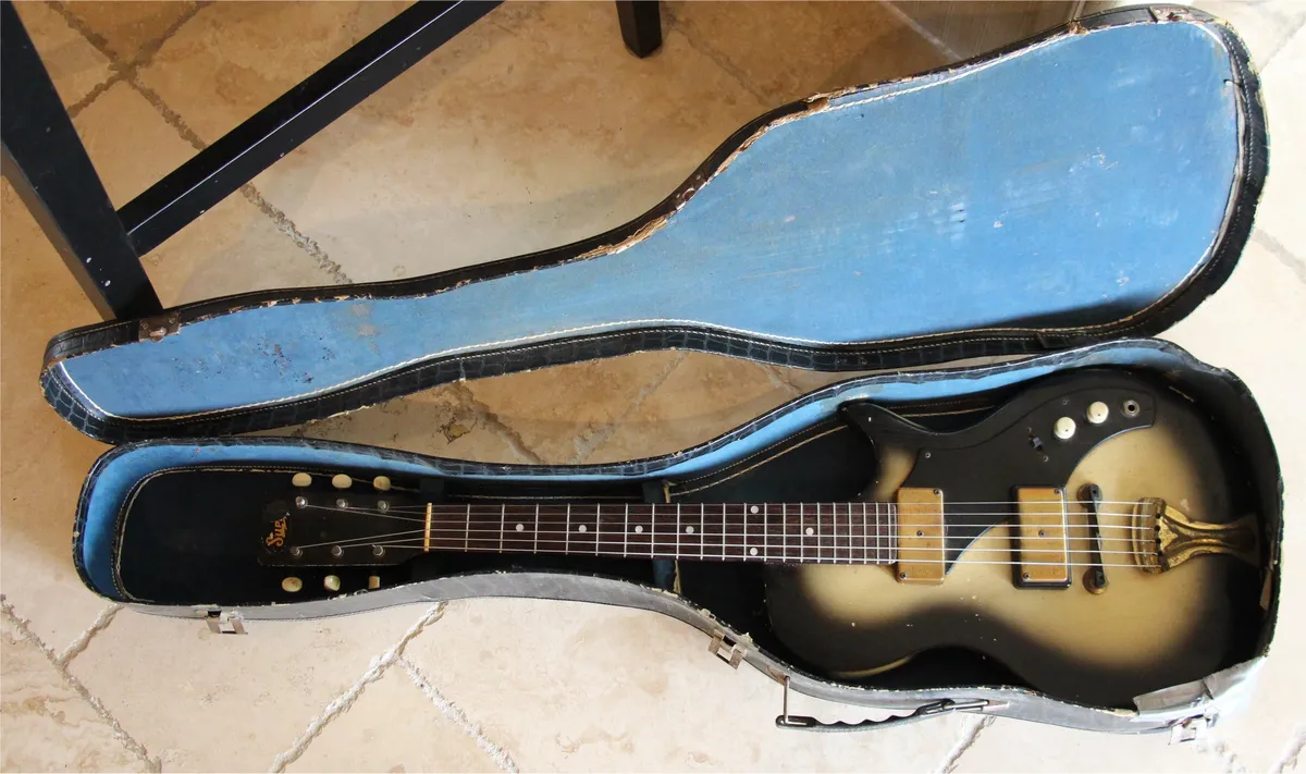 1960 Supro by Valco Super Sunburst > Guitars Electric Solid Body | AJ's ...