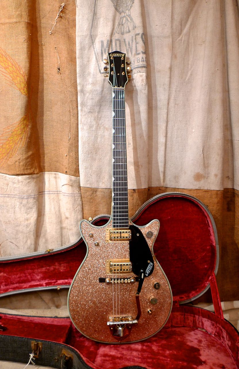1962 Gretsch 6129 Champagne Sparkle Duo Jet Champegne Sparkle > Guitars ...