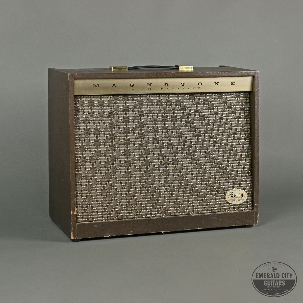 1962 Magnatone Custom 440 Brown > Amps & Preamps | Emerald City Guitars