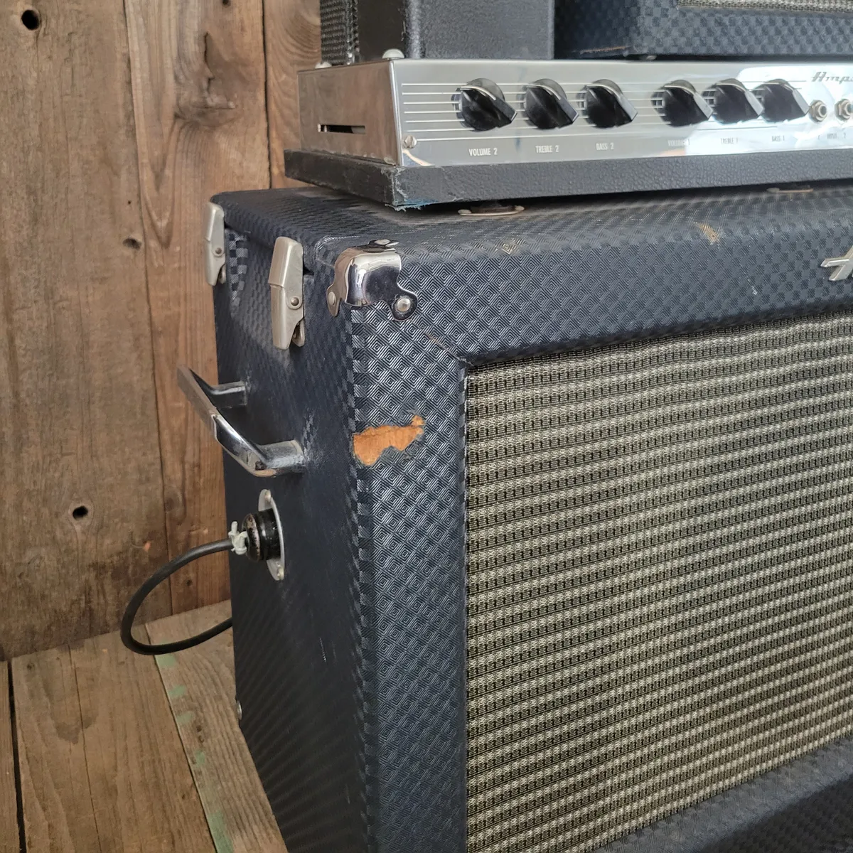 1963 Ampeg PortaFlex B-12-XY 50 Watt Combo Blue > Amps & Preamps ...