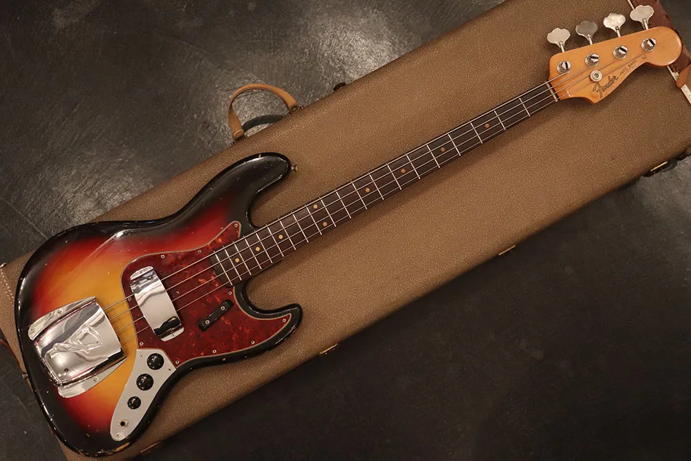 1963 Fender Jazz Bass Sunburst > Guitars Bass | Guitar Traders Tokyo