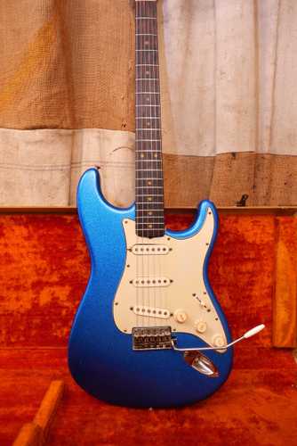 1963 Fender Stratocaster Blue Sparkle > Guitars Electric Solid Body ...