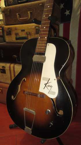 1963 Kay Hollowbod Electric Sunburst > Guitars Archtop Electric ...