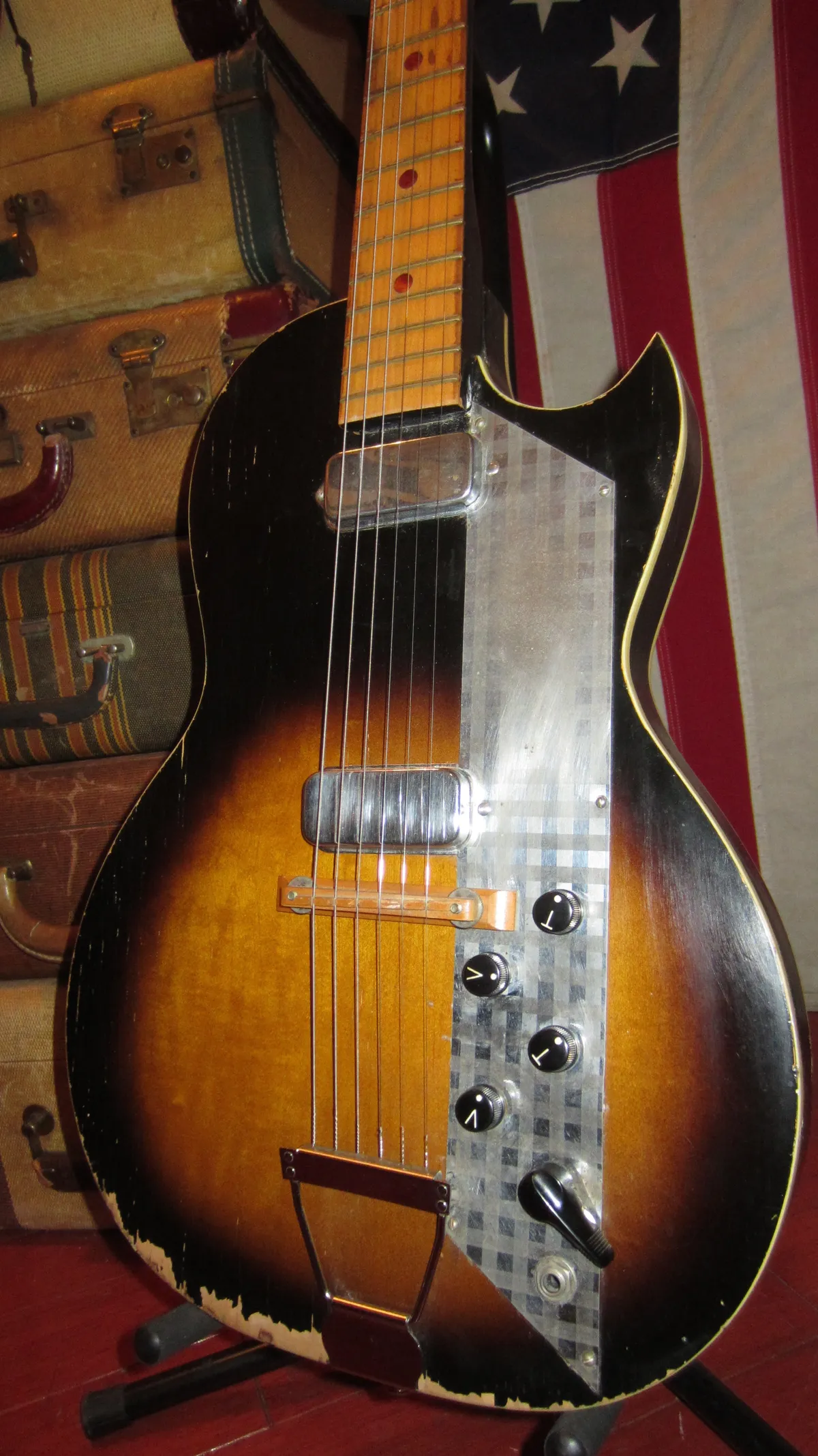 1963 Kay K1982 Style Leader Sunburst > Guitars Electric Solid Body ...