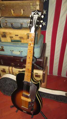 1963 Kay Value Leader Double Pickup Sunburst > Guitars Electric Solid ...