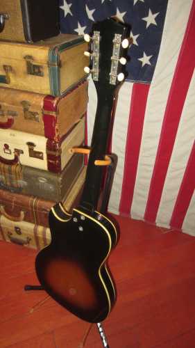 1963 Kay Value Leader Double Pickup Sunburst > Guitars Electric Solid ...