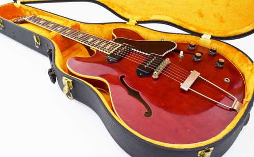 1964 Gibson Trini Lopez, ES 335, ES 330 Black with Gold Interior ...