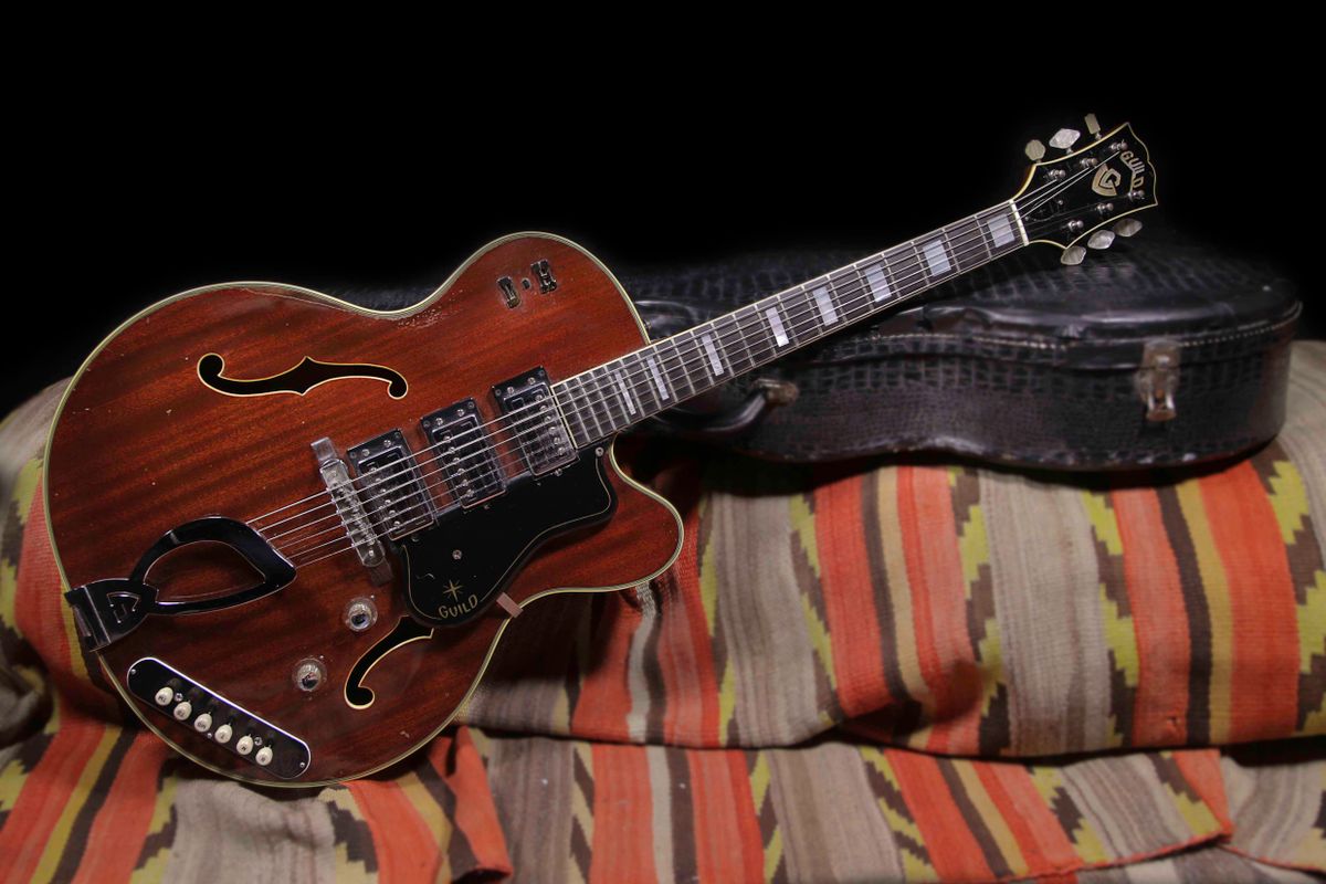 1964 Guild X-350 Stratford Cherry > Guitars Archtop Electric & Acoustic ...