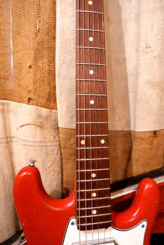 1964 Magnatone Zephyr Red Sparkle > Guitars Electric Solid Body ...