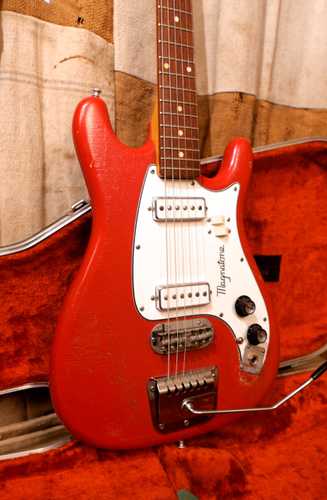1964 Magnatone Zephyr Red Sparkle > Guitars Electric Solid Body ...