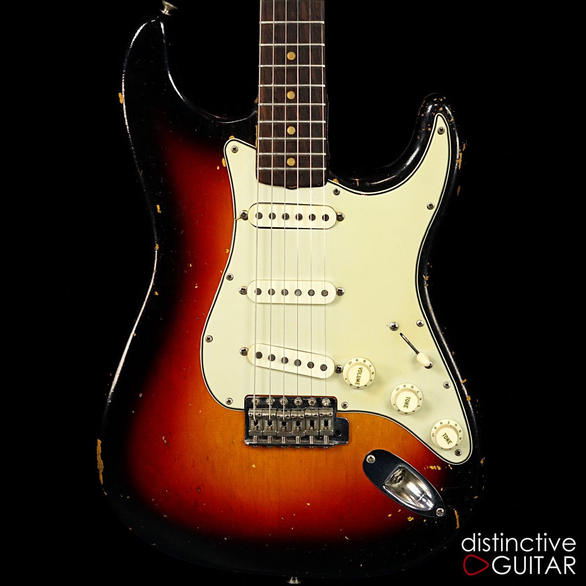 1964 VINTAGE Fender Stratocaster Pre-CBS *100% Original* Sunburst ...
