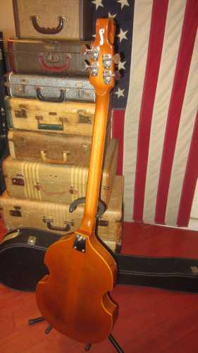 1965 EKO Model 995 Beatle Bass Natural > Guitars Bass | Rivington Guitars