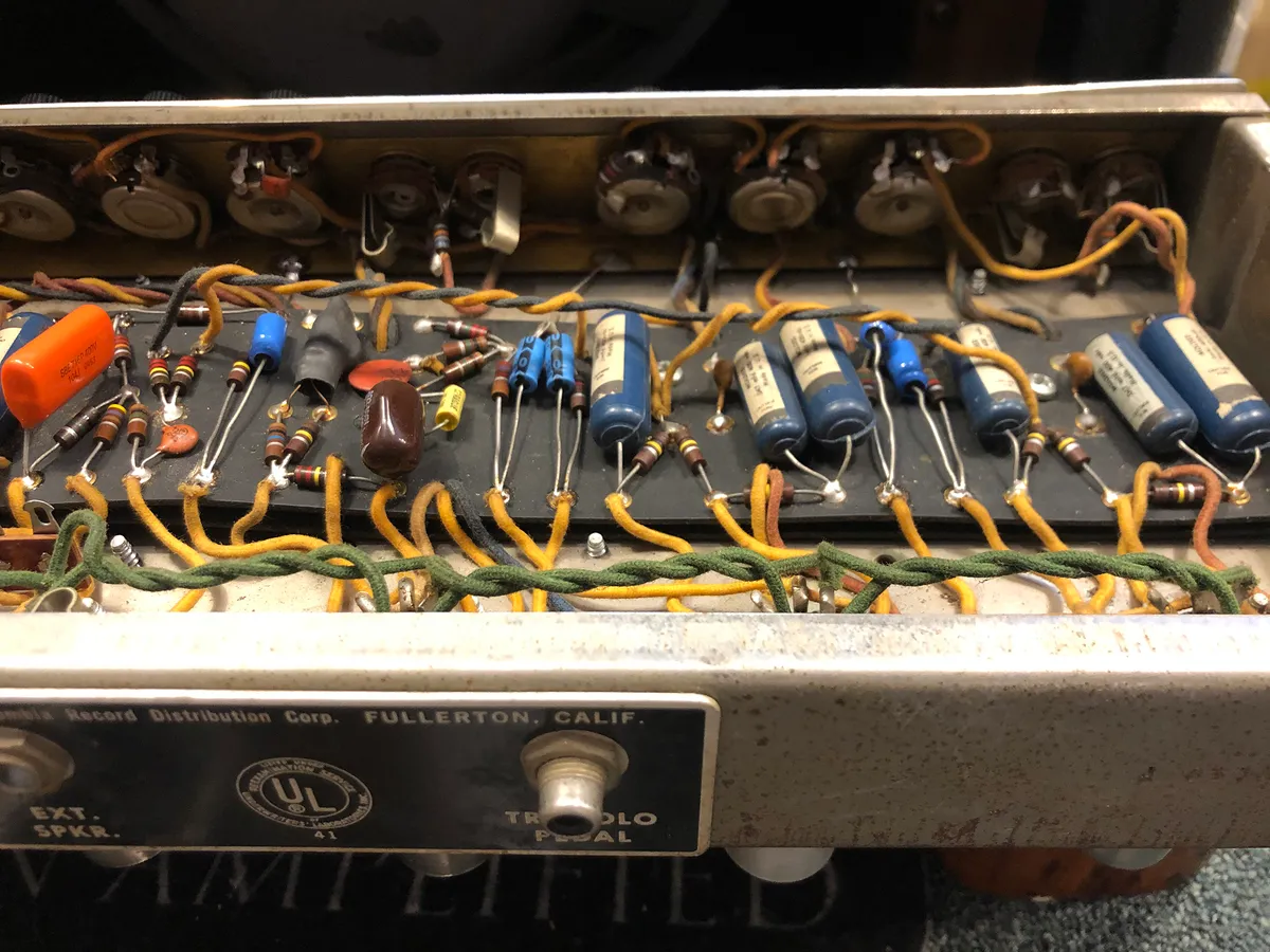 1965 Fender Deluxe Amp AA763 Black > Amps & Preamps | Imperial Guitar ...