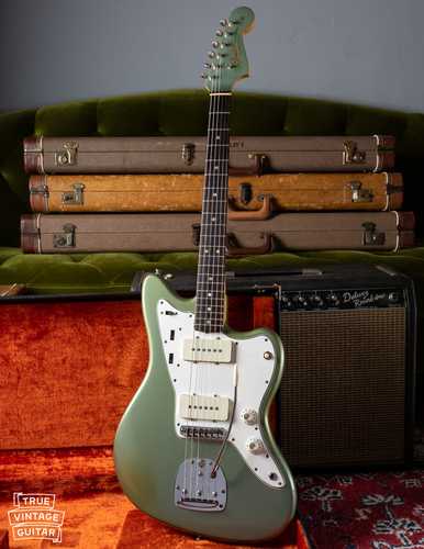 1965 Fender Jazzmaster Blue Ice Metallic > Guitars Electric Solid Body ...