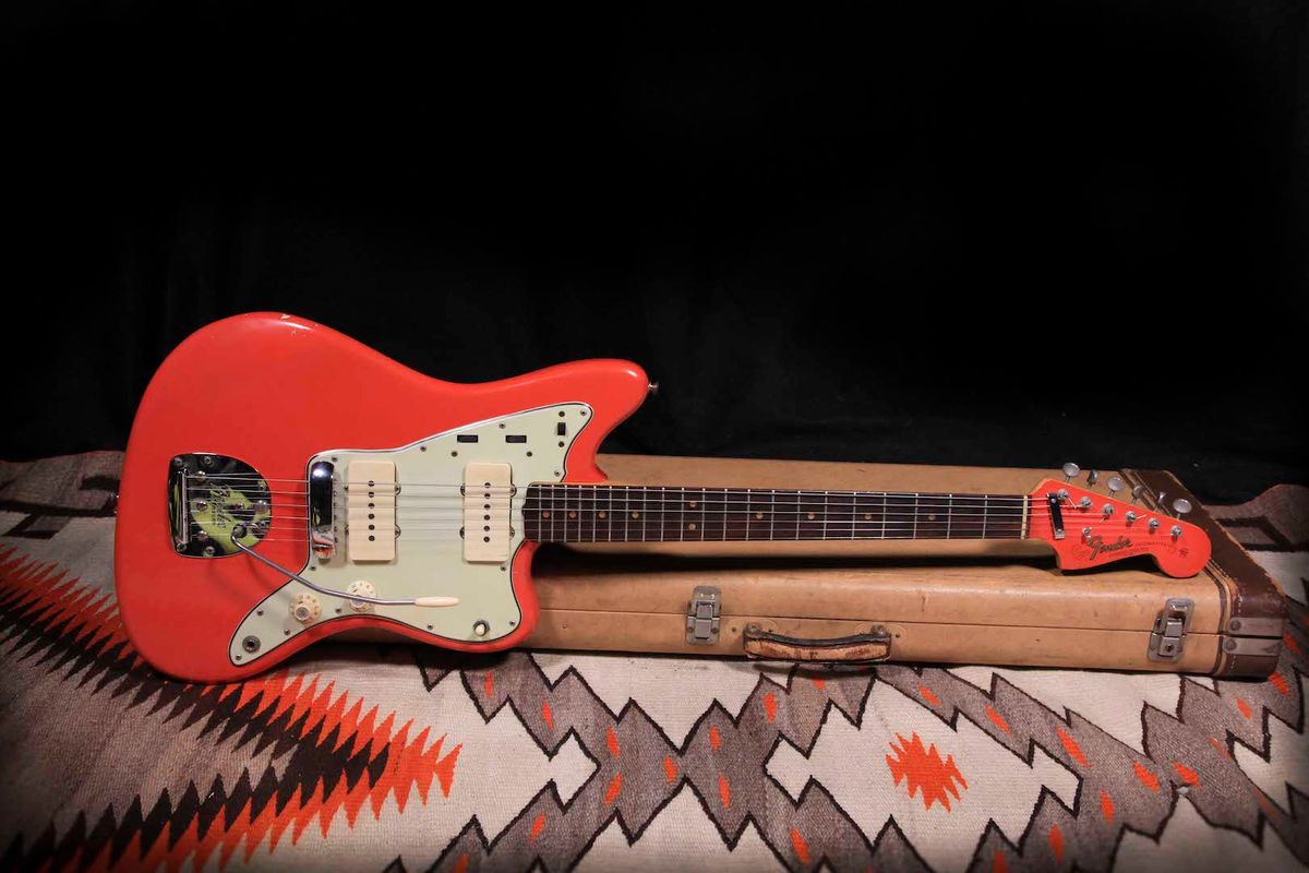 1965 Fender Jazzmaster Fiesta Red > Guitars Electric Solid Body ...