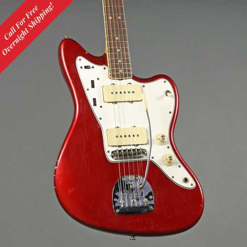 1965 Fender Jazzmaster Candy Apple Red > Guitars Electric Solid Body ...