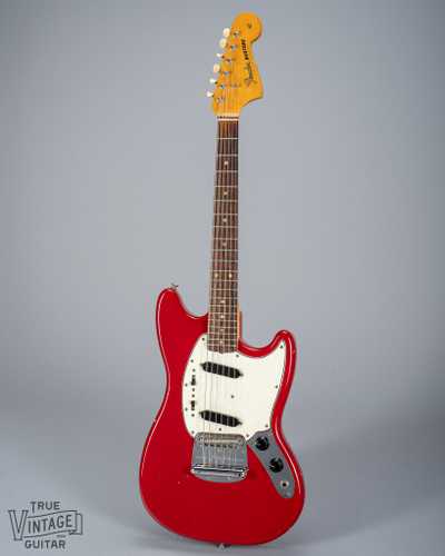 1965 Fender Mustang Red > Guitars Electric Solid Body | True Vintage Guitar