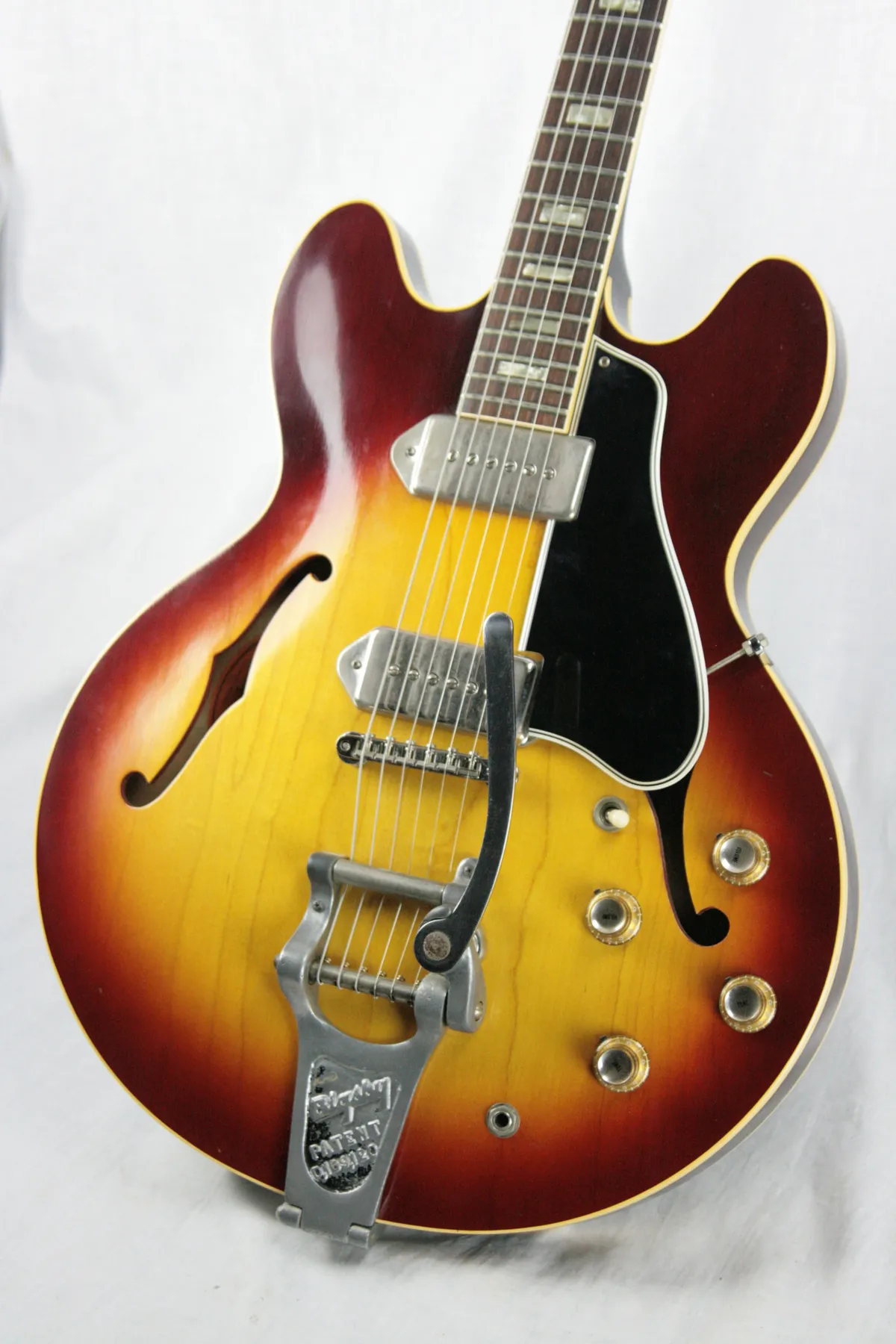 1965 Gibson ES-330 TD Nickel Parts Wide Nut BIGSBY! ICED TEA SUNBURST ...