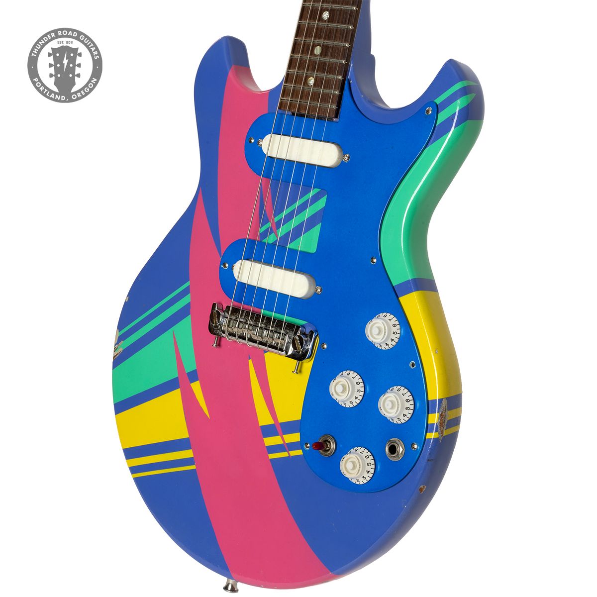 1965 Gibson Melody Maker Miami Vice Graphic > Guitars Electric Solid ...