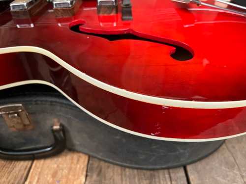 1965 Harmony Rocket H59 Red Sunburst > Guitars Archtop Electric ...