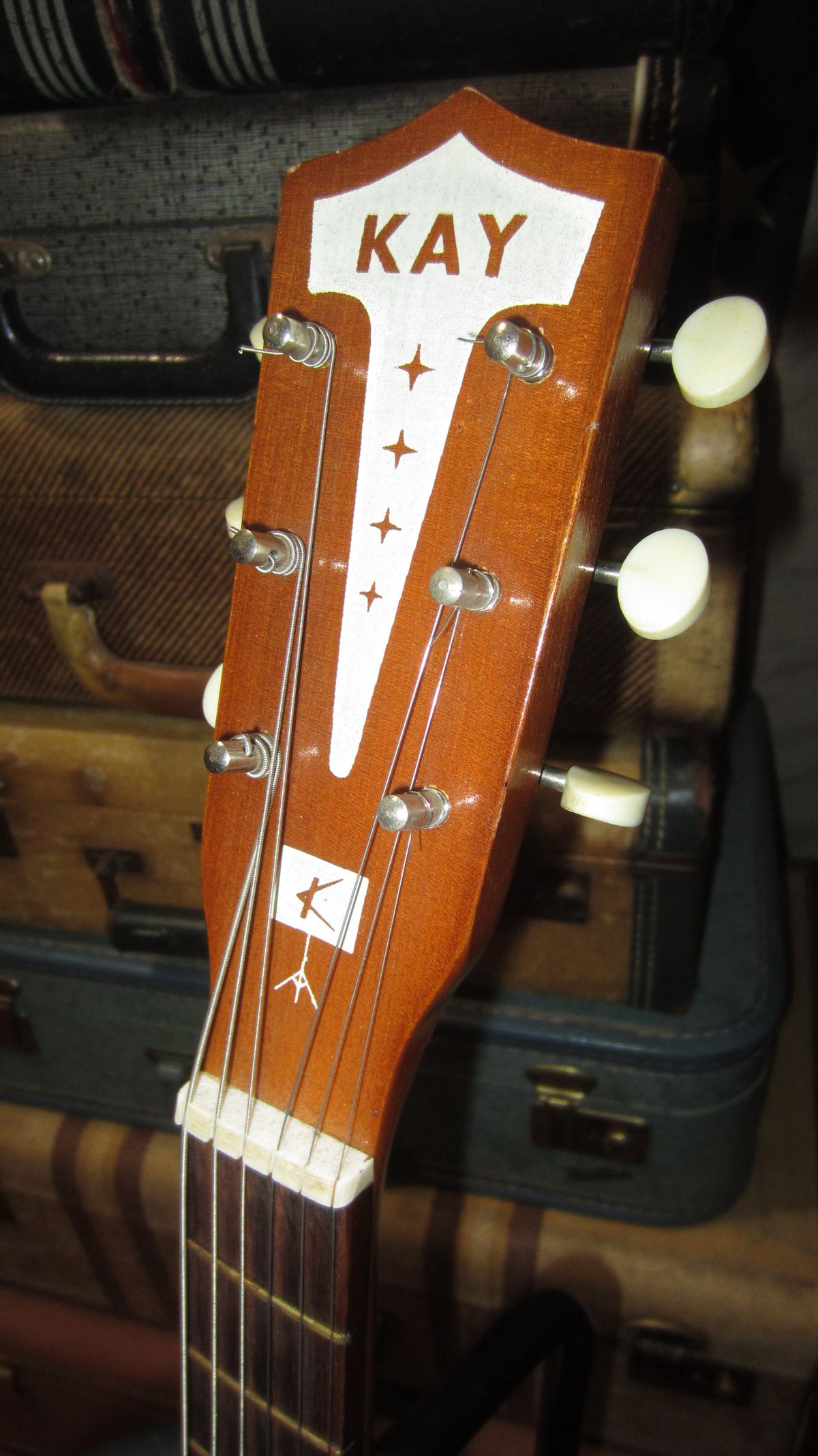 1965 Kay Small Bodied Parlor Guitar Natural > Guitars Acoustic ...